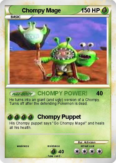 Pokémon Chompy Mage 1 1 - CHOMPY POWER! - My Pokemon Card