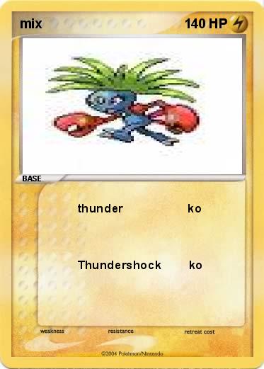 Pokémon mix 1 1 - thunder ko - My Pokemon Card