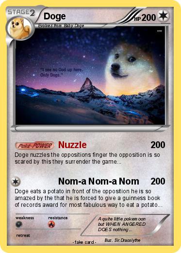 Pokémon Doge 1182 1182 - Nuzzle - My Pokemon Card