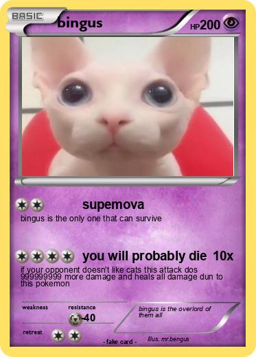 Pokémon bingus 120 120 - supemova - My Pokemon Card