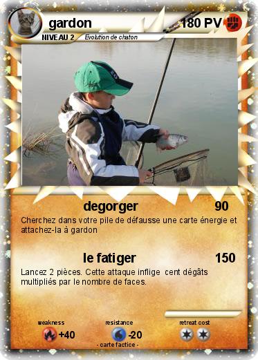 Pokémon gardon 11 11 - degorger - Ma carte Pokémon