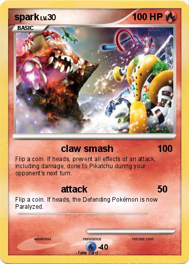Pokémon spark 115 115 - claw smash - My Pokemon Card