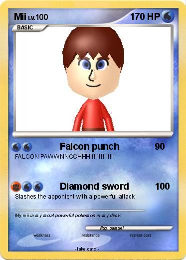 Pokémon Mii 141 141 - Falcon punch - My Pokemon Card