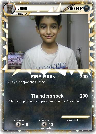 Pokémon JIMIT 1 1 - FIRE BAlls - My Pokemon Card