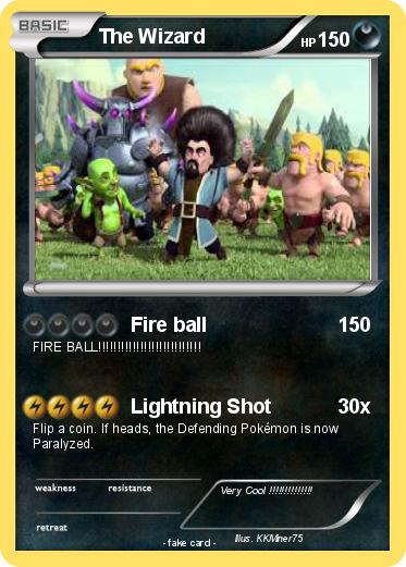 Pokémon The Wizard 17 17 - Fire ball - My Pokemon Card