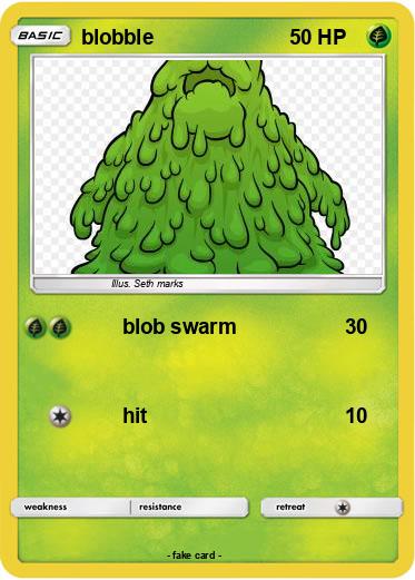 Pokémon blobble - blob swarm - My Pokemon Card