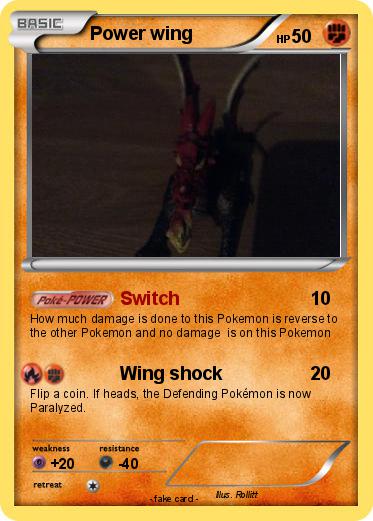 Pokémon Power wing - Switch - My Pokemon Card