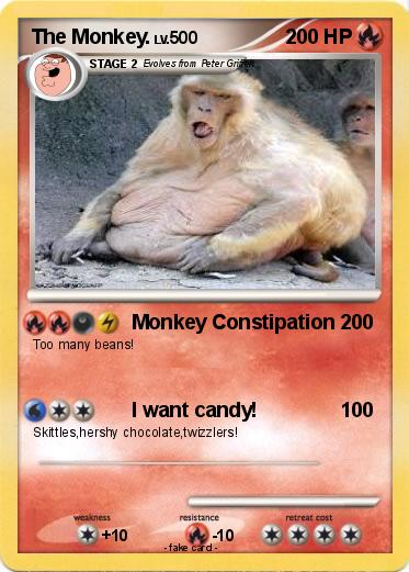 Pokémon The Monkey 7 7 - Monkey Constipation - My Pokemon Card