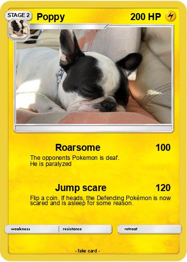 Pokémon Poppy 184 184 - Roarsome - My Pokemon Card