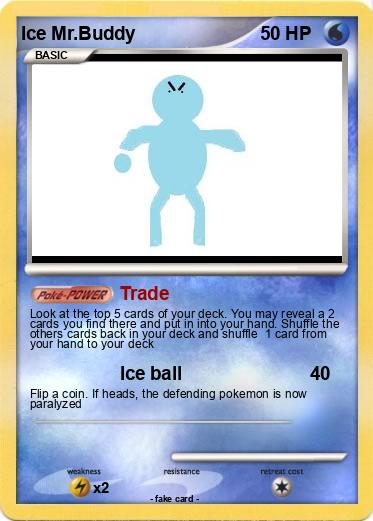 Pokémon Ice Mr Buddy - Trade - My Pokemon Card