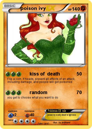 Pokémon poison ivy 91 91 - kiss of death - My Pokemon Card