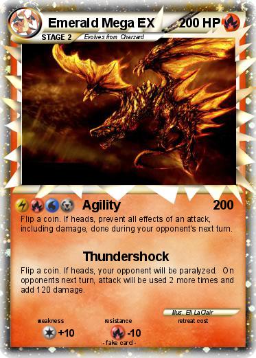Pokémon Emerald Mega EX - Agility - My Pokemon Card