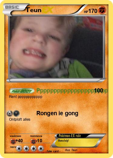 Pokémon Teun 64 64 - Ppppppppppppppppppppp - My Pokemon Card