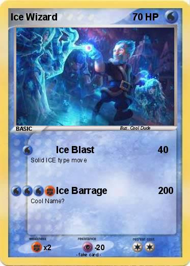 Pokémon Ice Wizard 12 12 - Ice Blast - My Pokemon Card