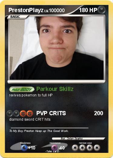 Pokémon PrestonPlayz 13 13 - Parkour Skillz - My Pokemon Card