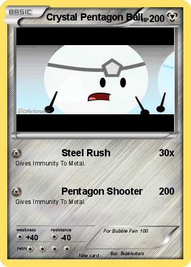 Pokémon Crystal Pentagon Ball - Steel Rush - My Pokemon Card