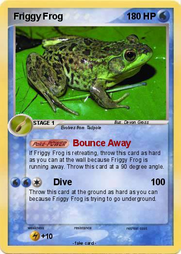 Pokémon Friggy Frog - Bounce Away - My Pokemon Card