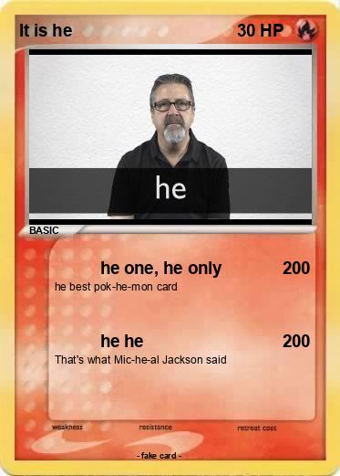 Pokémon It is he 1 1 - he one, he only - My Pokemon Card