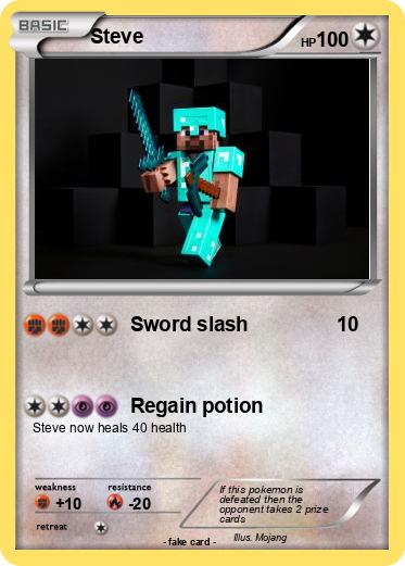 Pokémon Steve 5463 5463 - Sword slash - My Pokemon Card