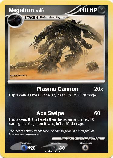 Pokémon Megatron 370 370 - Plasma Cannon - My Pokemon Card