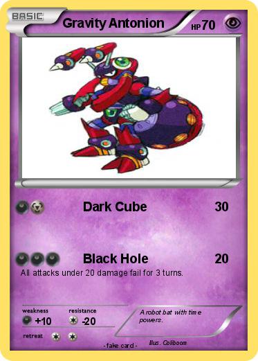 Pokémon Gravity Antonion - Dark Cube - My Pokemon Card