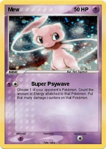 Pokémon Mew 2688 2688 - Super Psywave - My Pokemon Card