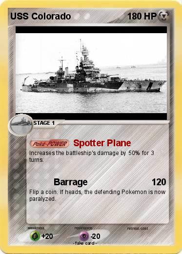 Pokémon USS Colorado - Spotter Plane - My Pokemon Card