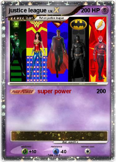 Pokémon justice league 10 10 - super power - My Pokemon Card