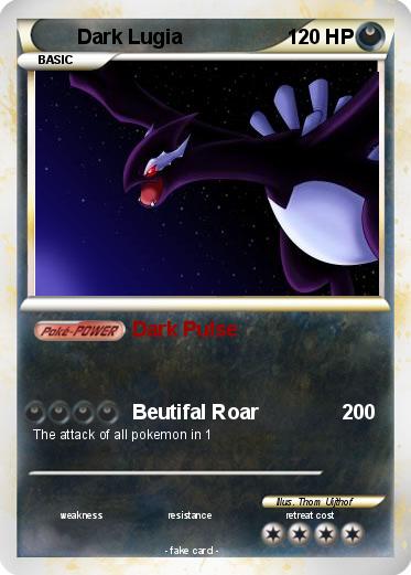Pokémon Dark Lugia 1090 1090 - Dark Pulse - My Pokemon Card