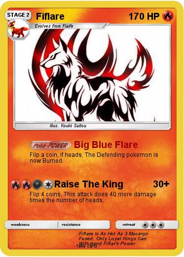 Pokémon Fiflare - Big Blue Flare - My Pokemon Card