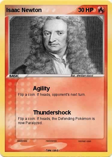 Pokémon Isaac Newton 74 74 - Agility - My Pokemon Card