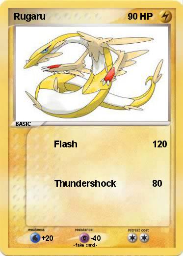 Pokémon Rugaru - Flash - My Pokemon Card