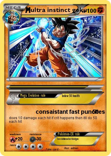 Pokémon ultra instinct goku 47 47 - consaistant fast punches - My ...