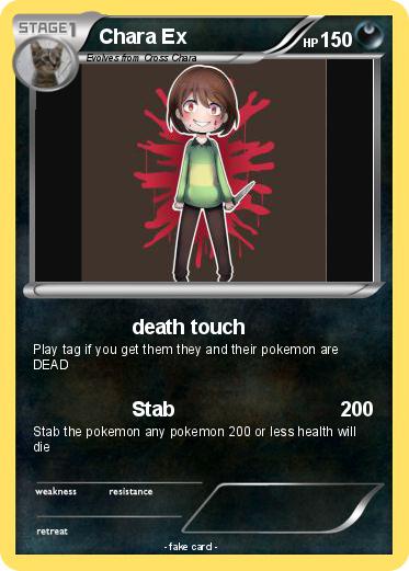 Pokémon Chara Ex 2 2 - death touch - My Pokemon Card