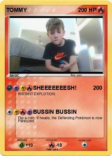 Pokémon TOMMY 591 591 - SHEEEEEEESH! - My Pokemon Card