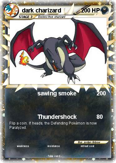 Pokémon dark charizard 759 759 - sawing smoke - My Pokemon Card