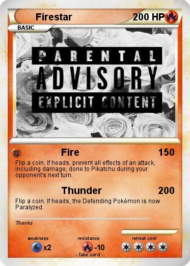 Pokémon Firestar 651 651 - Fire - My Pokemon Card