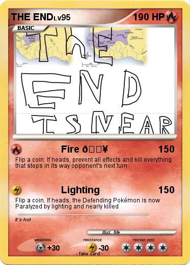 Pokémon THE END 109 109 - Fire ???? - My Pokemon Card