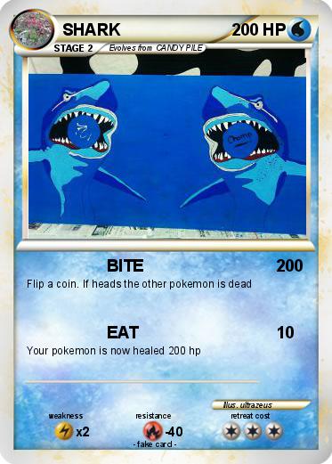 Pokémon SHARK 368 368 - BITE - My Pokemon Card