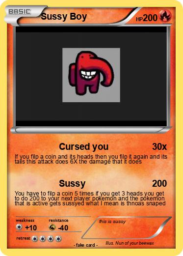 Pokémon Sussy Boy 5 5 - Cursed you - My Pokemon Card
