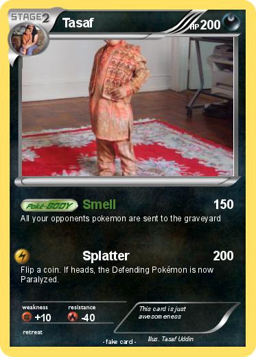 Pokémon Tasaf - Smell - My Pokemon Card