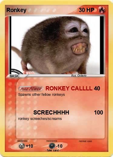 Pokémon Ronkey 1 1 - RONKEY CALLLL - My Pokemon Card