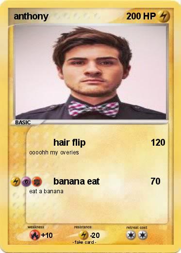 Pokémon anthony 987 987 - hair flip - My Pokemon Card