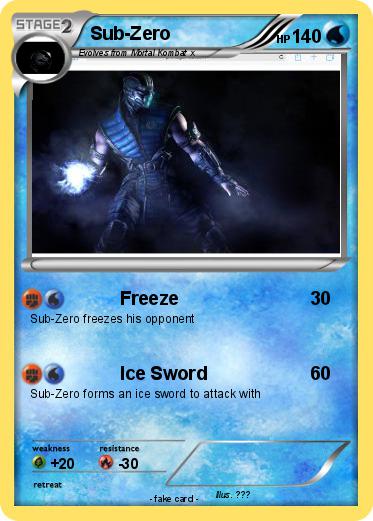 Pokémon Sub Zero 342 342 - Freeze - My Pokemon Card