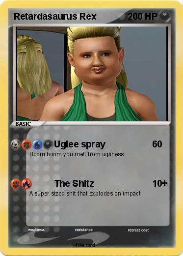 Pokémon Retardasaurus Rex - Uglee spray - My Pokemon Card
