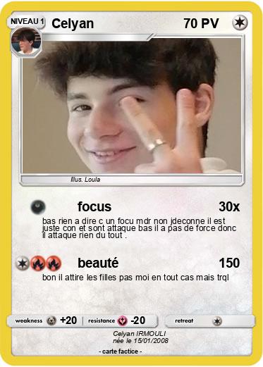 Pokémon Celyan 2 2 - focus - Ma carte Pokémon