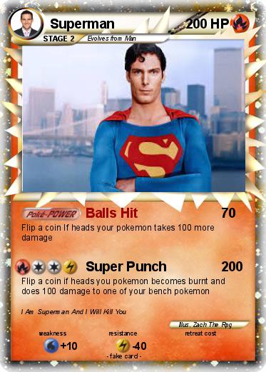 Pokémon Superman 482 482 - Balls Hit - My Pokemon Card