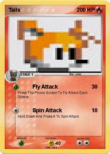 Pokémon Tails 1270 1270 - Fly Attack - My Pokemon Card