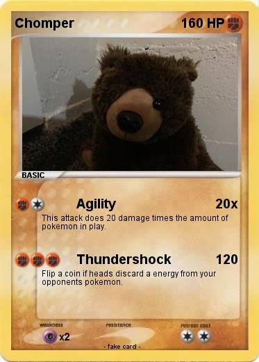Pokémon Chomper 198 198 - Agility - My Pokemon Card