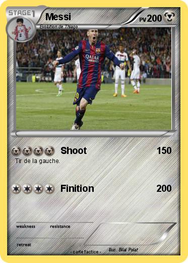 Pokémon Messi 1496 1496 - Shoot - Ma carte Pokémon